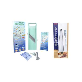 Kit 1 Mandolin Benriner Fatiador Legumes 1 Pinça De Peixe - ORIENTAL ...