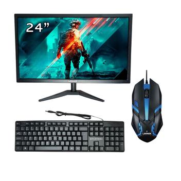 Kit 1 Monitor Led 24 Polegadas Full HD 60hz 1920x1080 Pixels Mais ...