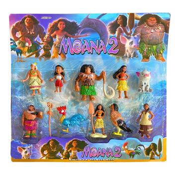 Kit 10 Bonecos Familia Moana 2 O Filme Coleção - Danns - Boneco ...