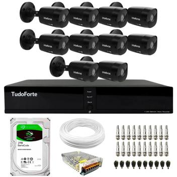 Kit 10 Câmeras Intelbras VHD 1230 B Full HD Bullet Black G7 Visão ...