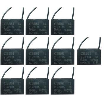 Kit 10 capacitor polipropileno 2x250v - quadrado cbb61 - COMPELL ...