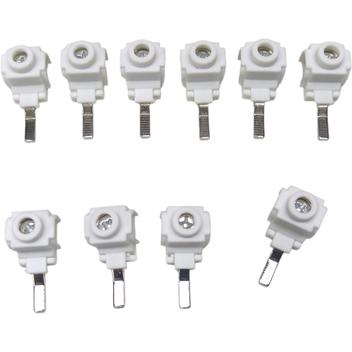 Kit 10 Conector Generico Lateral Terminal Saída para Barramento Pente ...