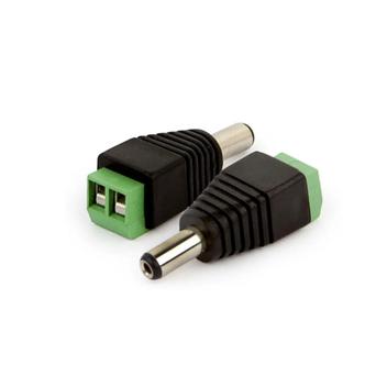 Kit 10 Conector Plug P4 macho / fêmea Para Cftv Câmera - Luatek ...