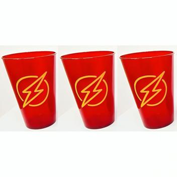 Kit 10 Copos Infantis Flash Lembrancinhas Festas 450ml - 3M - Kit ...