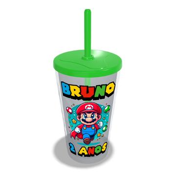 Kit 10 Copos Twister Aniversário - Mario - Arte Travessa Personalizados ...