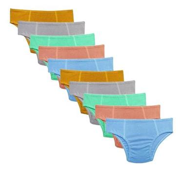 Kit 10 Cuecas Infantil Algodão Slip Conforto Atacado - FACCHEIRO Moda ...
