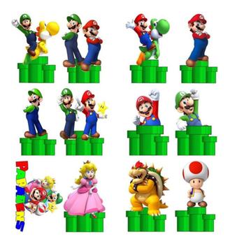 Kit 10 - Display De Mesa Mario Bros Novo - RS Displays - Kit Decoração ...