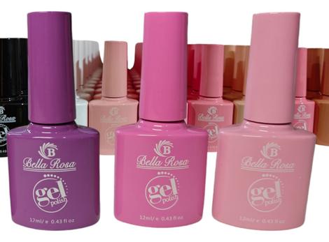 Kit 10 Esmalte Em Gel Uv Bela Rosa Coleção Nova + Pigmentada - Bella ...