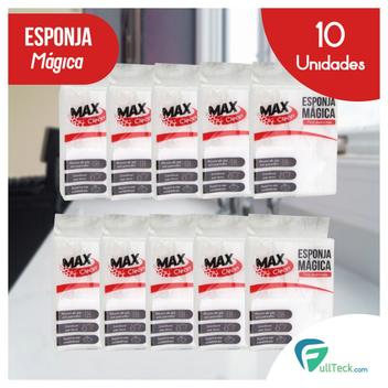 Kit 10 Esponja Mágica Bucha Limpa Mancha Melamina Multiuso - Max Clean ...