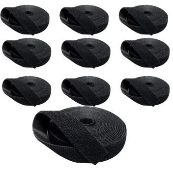 Kit 10 Fita Organizadora 3m tiras autocolantes Cabos e Fios - Seccon ...