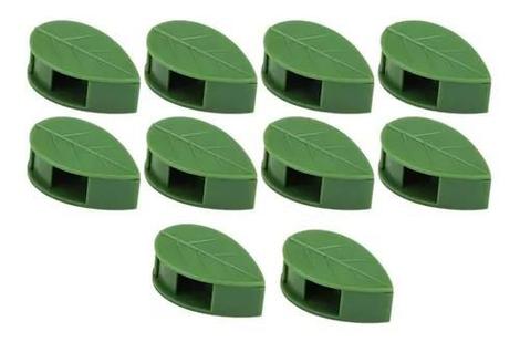 Kit 10 Folhas Clips Adesivos Fixação Parede Suporte Plantas - DSF ...