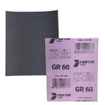 Kit 10 Folhas de Lixa Ferro Grão 60 Fertak - Lixa para Ferro - Magazine ...