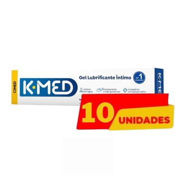 Kit 10 Gel Lubrificante Íntimo K-Med Caixa 50G Base Agua - Kmed ...