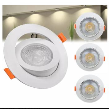 Kit 10 Lampada Spot Led 5w 6500K Embutir Redondo Direcionável ...
