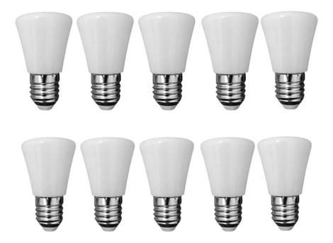 Kit 10 Lâmpadas Mini 1w E27 Coroa Led Abajur Varal - CTB - Lâmpada de ...