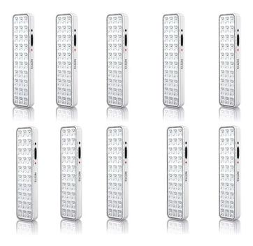 Kit 10 Luminária De Emergência 30 Led Recarregável Bivolt - ELGIN ...