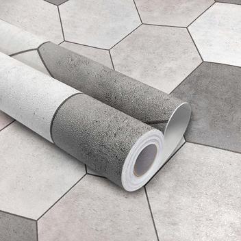 Kit 10 Metros de Adesivo Vinilico para Piso Hexagono Cinza - Open Star ...