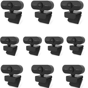 Kit 10 Mini Webcam Usb 1080P Pc Full Hd Usb2.0 Com Microfone - Lotus ...