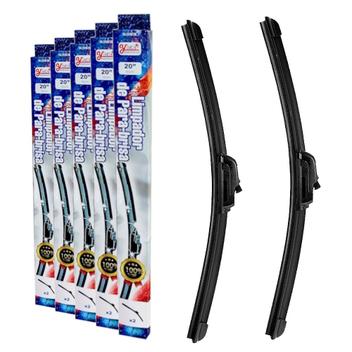 Kit 10 Palhetas Limpador Para-brisa Dianteiro 20 Polegadas Universal Atacad Encaixe Tipo Gancho ...