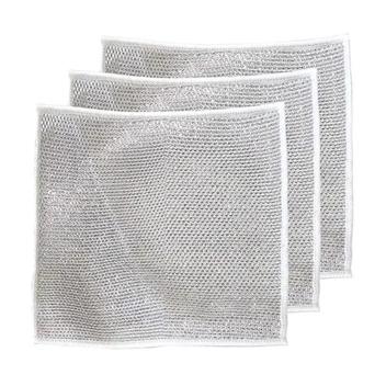 Kit 10 Pano Limpeza Mágico Metalico Multiuso Arear Panela - Pano Mágico ...