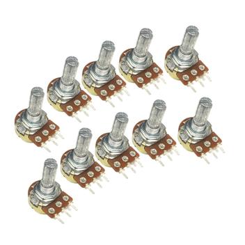 Kit 10 Peças - Potenciômetro Linear Rotativo 220K, B220K, 220KB L20 ...