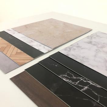 Kit 10 Pisos Vinílicos Autocolante Porcelanato lavável Diversos Modelos ...