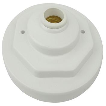 Kit 10 Plafon Decorativo Octolux E27 110v 220v Branco Preto - BENLUX ...