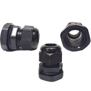 Kit 10 Prensa Cabo BSP 1/2 Nylon com Vedação IP68 Fio Preto - 3MAJ ...