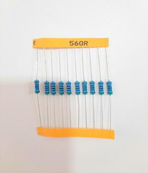 Kit 10 Resistor Precisão 560R 1% 1/2w - Rohm - Materiais Elétricos ...