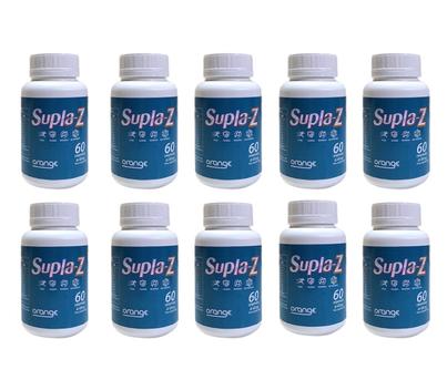 Kit 10 Supla - Z 60 Comprimidos De 400mg - Orange - Kit de Suplementos ...