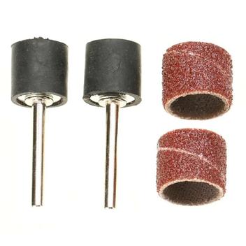 Kit 100 Lixa 80 Redonda Dremel Rotativa Polimento Acabamento - Xtx ...