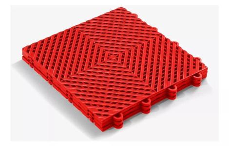 KIT 10UN PISO ESTRADO MODULAR GARAGEM AUTOMOTIVO 33x33 - TRIDECK ...