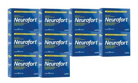 Kit 10x Suplemento Neurofort Cognis Com 60 Cáp - Ecofitus ...