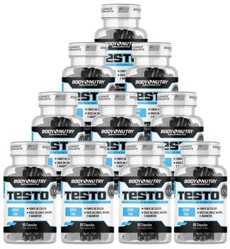 Kit 10x Testo Pote 60 Capsulas Vitaminas e Minerais com Boro Importado ...