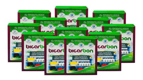 Kit 12 Bicarbonato de Sódio Bicarbon Geladeira Sem Odor 450g ...