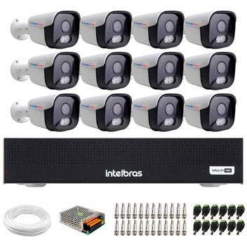 Kit 12 Câmeras Full Color TF 1220 ColorVu Full HD 1080p com Lente 3.6mm ...