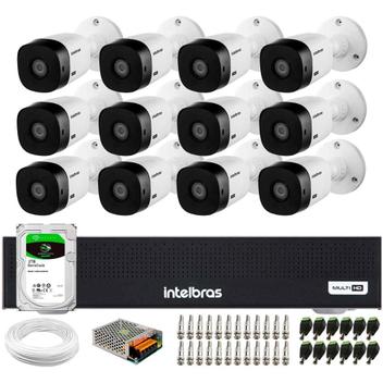Kit 12 Câmeras Intelbras VHL 1120 B HDCVI Lite HD 720p Lente 3.6mm ...
