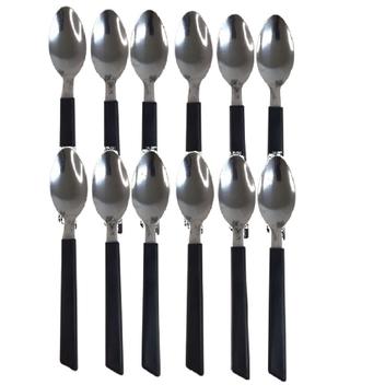 Kit 12 colheres modernas com cabo de plástico cozinha moderna - Filó ...