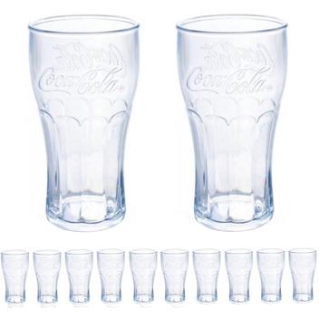 Kit 12 Copos Coca-Cola 530ml Transparente Premium Plasútil - Copos - Magazine Luiza