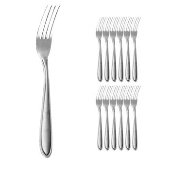 Kit 12 Garfo de Mesa Premium Aço Inox Restaurante Buffet Casamento ...