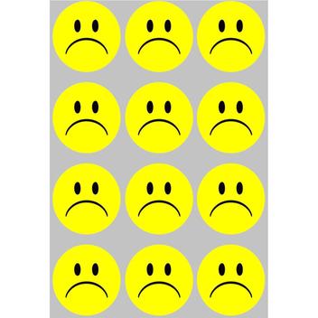 Kit 12 Imãs De Emoji Triste - Ideal Planners - Imã de Geladeira ...