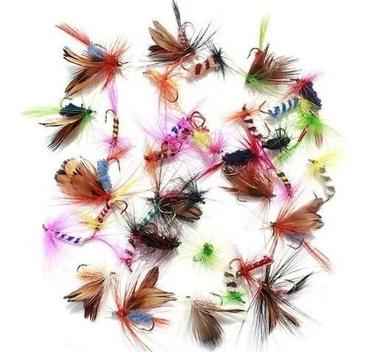 Kit 12 Iscas Artificiais Mosca Pesca Fly Tilapia Trutas - cmik - Isca ...