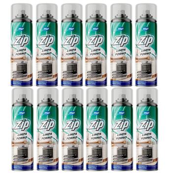 Kit 12 Limpa Forno Remove Gordura Zip Clean 300Ml - My Place - Limpa ...