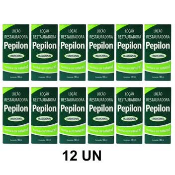 Kit 12 Loção Restauradora Tradicional 180Ml - Pepilon - Tonalizante de ...