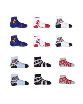 Kit 12 Meias Coloridas Bebê Menina Menino - Ramote - Moda para Bebês ...