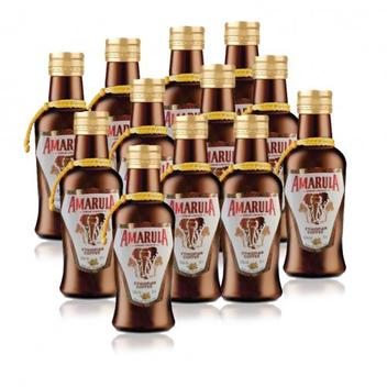 Kit 12 Miniatura Amarula Coffee 50 ml - Licor - Magazine Luiza
