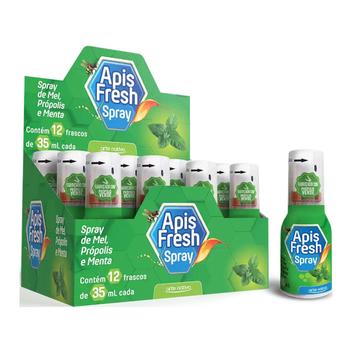 Kit 12 Spray Mel Própolis Menta 35ml Apis Fresh - Arte Nativa ...