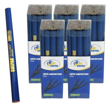 Kit 120 Lápis Para Carpinteiro Marcação Madeira Profissional - Guepar ...