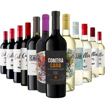 Kit 12x Vinhos Argentinos Callia Tinto/Branco - Contracara - Vinho ...
