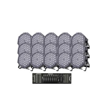 Kit 15 Canhao Refletor 36 Leds Rgbw Com Mesa Dmx - Backstage ...